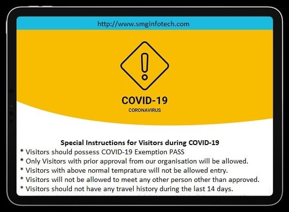 Visitor and Contract Worker Management - Covid-19 Update