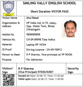 Visitor Management for Schools - A software solution