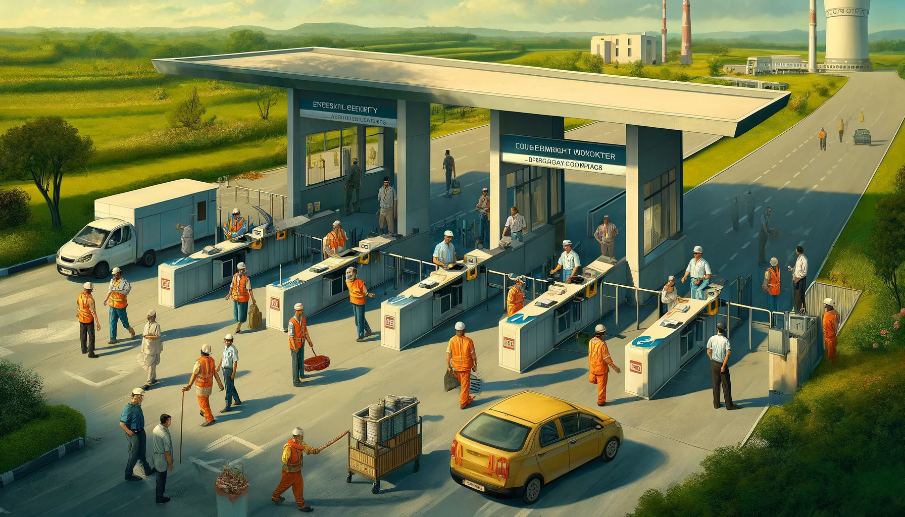 Contract labour management system